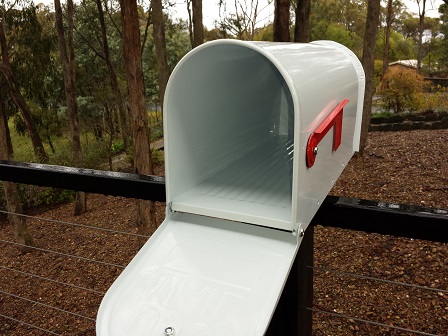 White Letterbox US Style American Mailbox | Great Grab